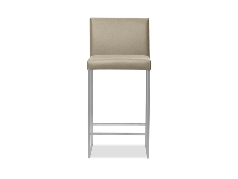 TATE COUNTER STOOL WHEAT LEATHER | Domicile Furniture