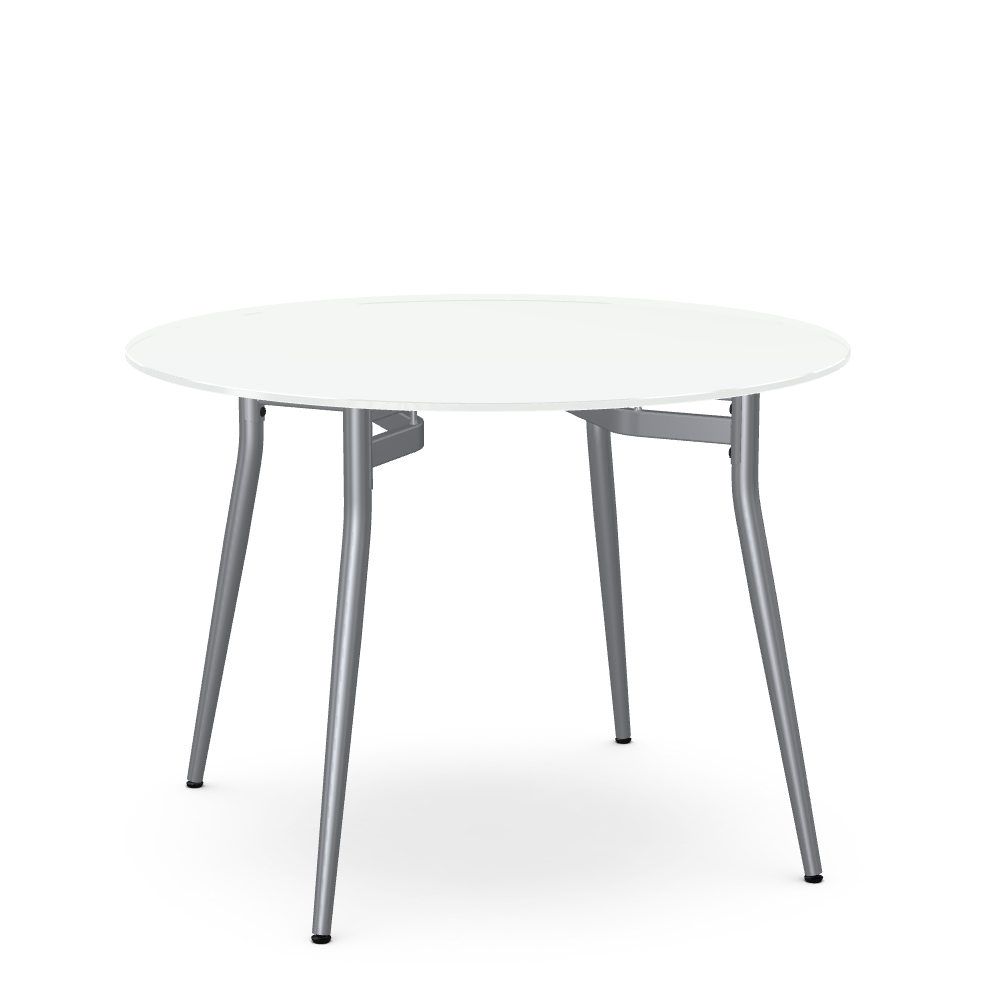 Alys White glass Table base | Domicile Furniture