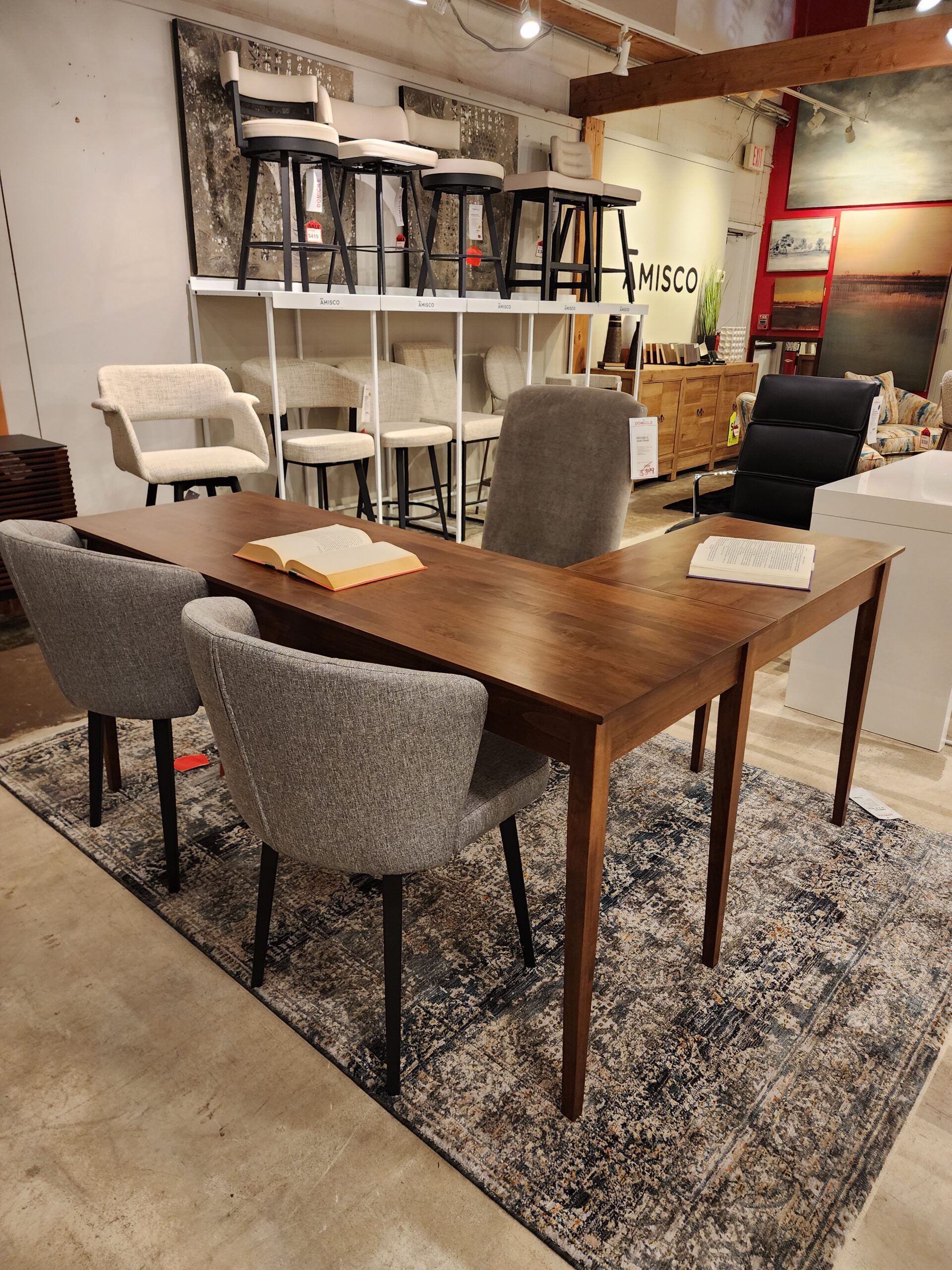 Shaker Writing Desk With Return | Domicile Furniture